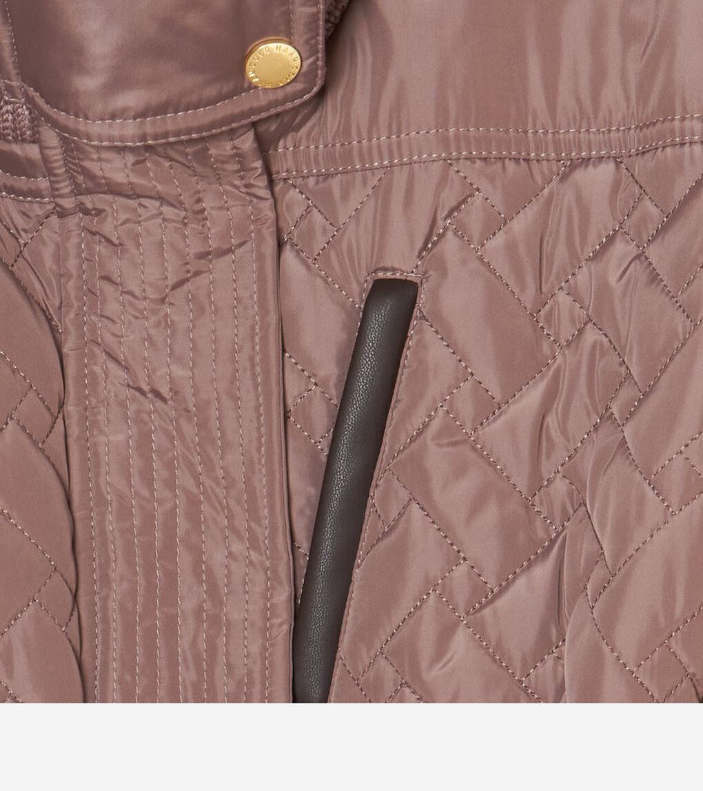 シグネチャー キルト ベルト ジャケット womens. 0.0 | COLE_HAAN