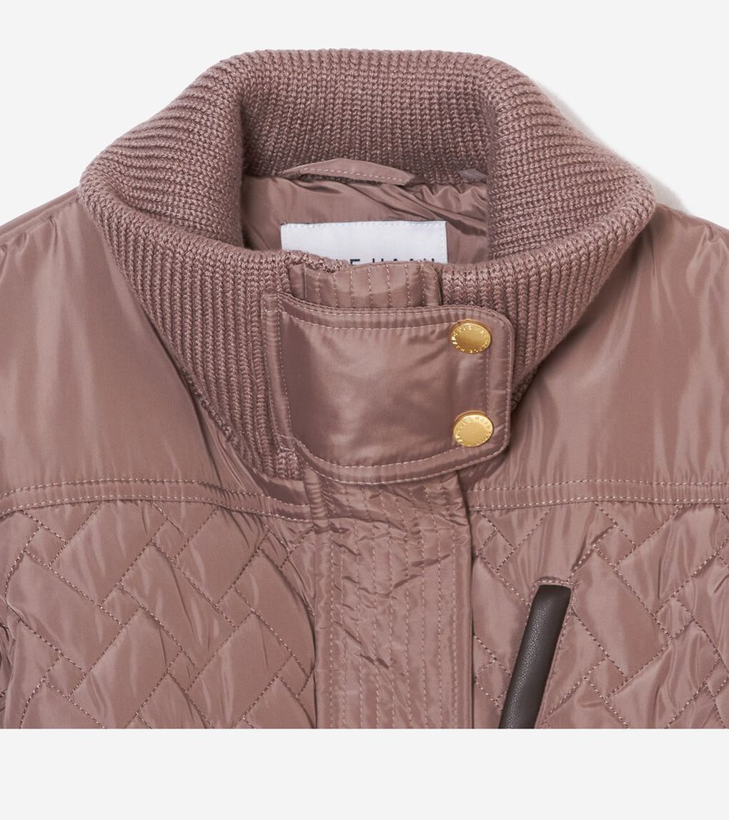 シグネチャー キルト ベルト ジャケット womens. 0.0 | COLE_HAAN