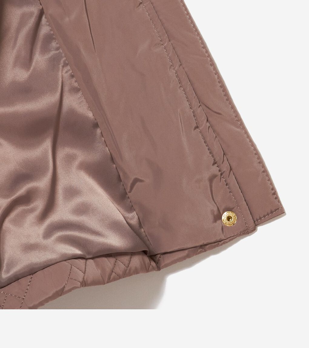 シグネチャー キルト ベルト ジャケット womens. 0.0 | COLE_HAAN